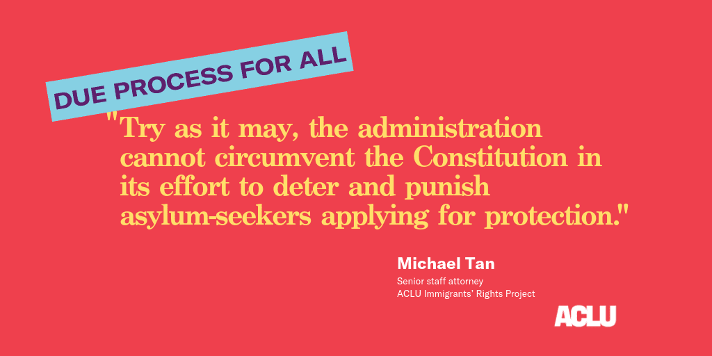 Federal Court Blocks Trump Administration Policy of Arbitrarily Jailing ...